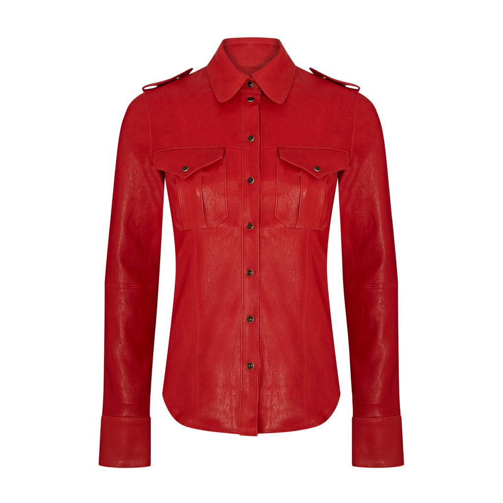 Tops & shirts - Buy leather utility shirt online | Skiim London – SKIIM ...