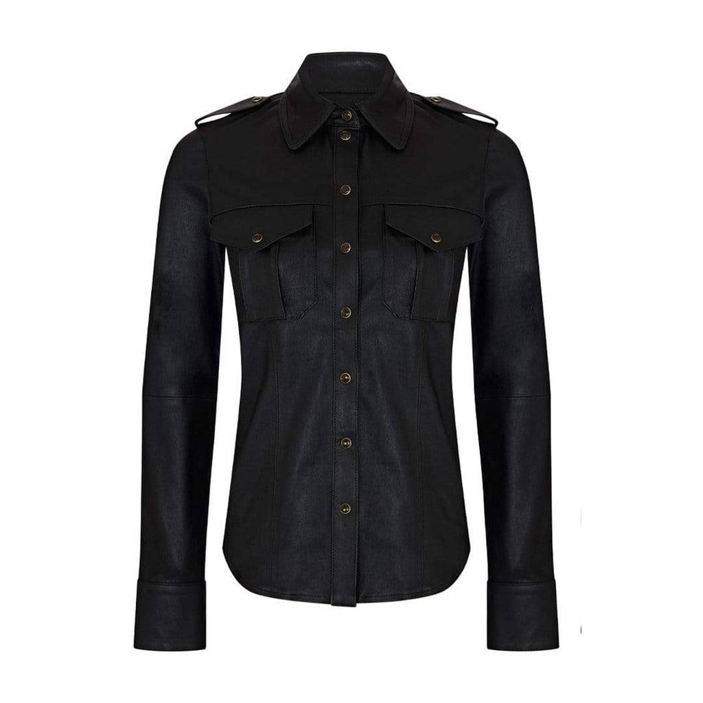 Tops & shirts - Buy leather utility shirt online | Skiim London – SKIIM ...